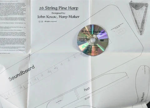 Pine Harp Plans – John Kovac Harps